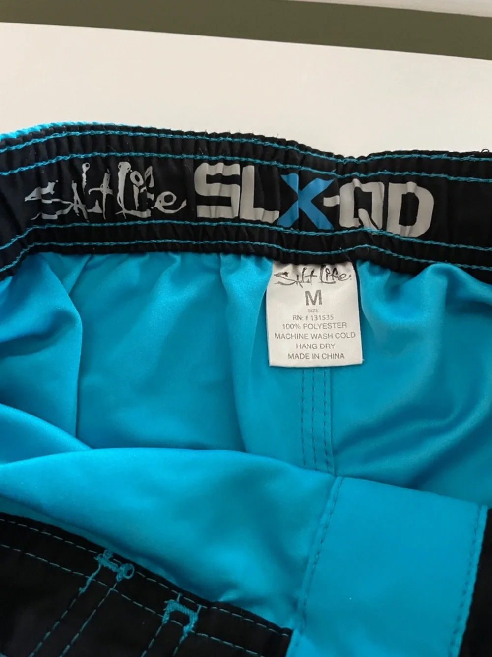 Salt Life | Swim | Salt Life Turquoise Boys Swim Trunks With Side Logo ...